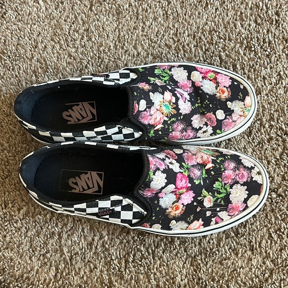 Vans | Shoes | Floral Design Vans | Poshmark